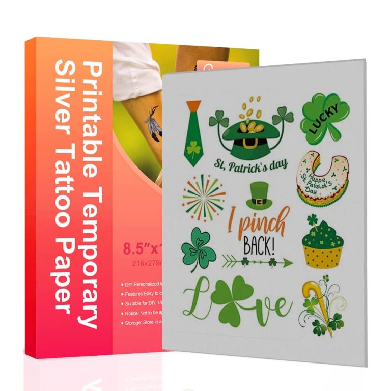 Temporary Silver Tattoo Paper for Inkjet printer - Wholesale Transfer ...