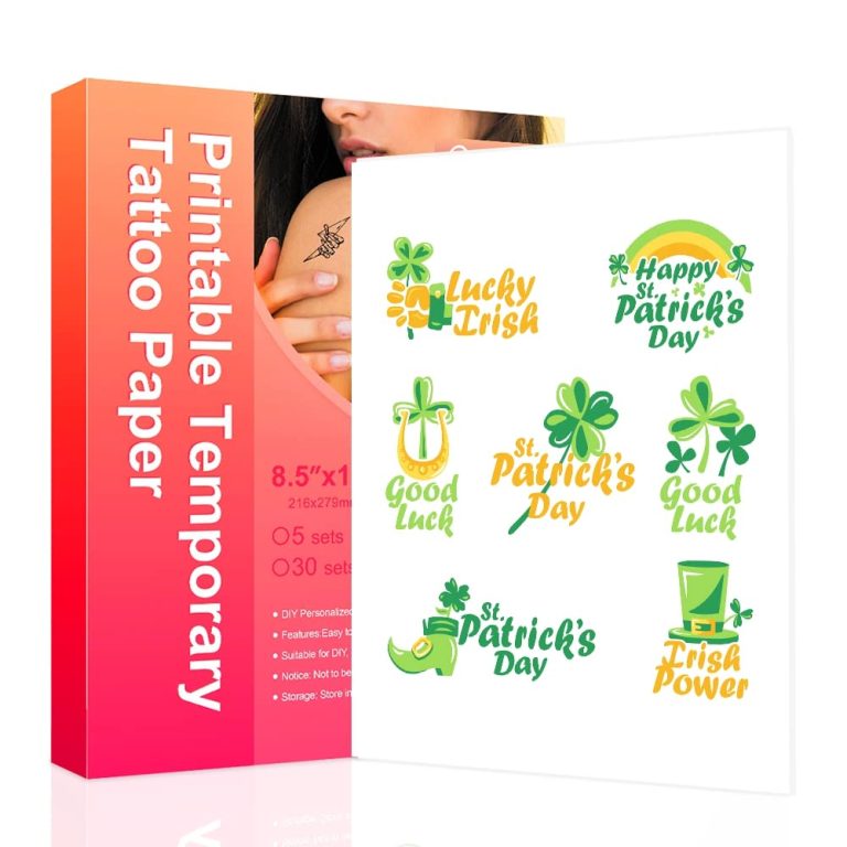 Temporary Tattoo Paper for Inkjet Printer - Wholesale Transfer paper ...