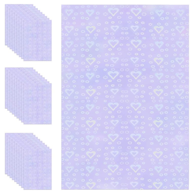 Holographic Overlay Vinyl Heart Pattern - Wholesale Transfer paper ...